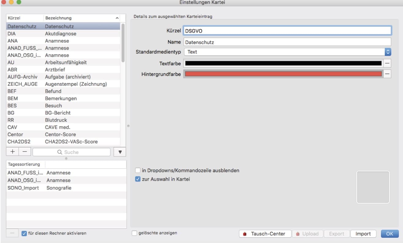 Suche: Exakt / „beginnt mit“ / „endet mit“ | tomedo® Onlinehilfe